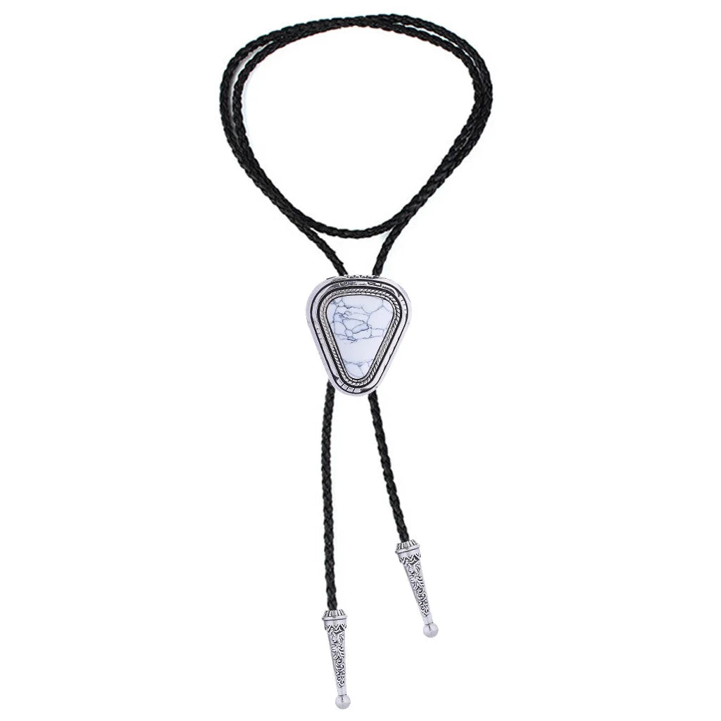 White Bolo Tie | Western Cowboy Shop